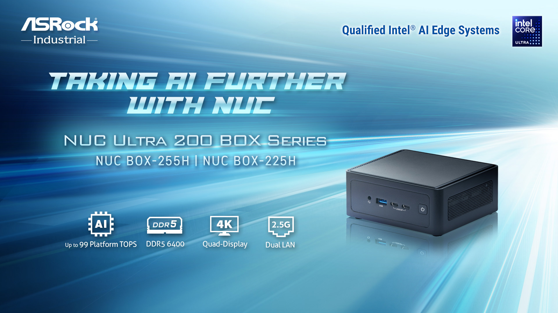 ASRock Industrial - NUC BOX-255H